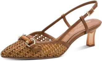 Tamaris Damen 1-29634-44 Chaussures d&eacute;collet&eacute; Femme, Marron cognac, 38 EU