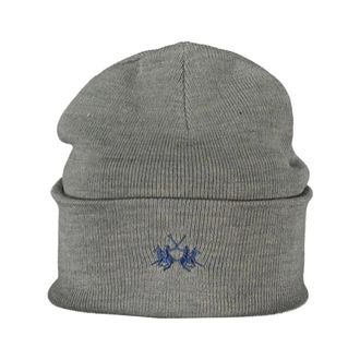La Martina Homme, Accessoires, Gris, Taille: ONE Size Chapeau & Bonnets en Polyester Gris