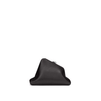 The Attico Schwarze Clutch Day Off Small - - Bags - Damen - Schwarzk - ONE SIZE