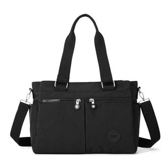 Generic Sacs fourre-tout imperm&eacute;ables en nylon pour femme avec sangle r&eacute;glable, grande capacit&eacute;, sacs &agrave; bandouli&egrave;re pour luniversit&eacute;, l&eacute;cole, le travail, les 