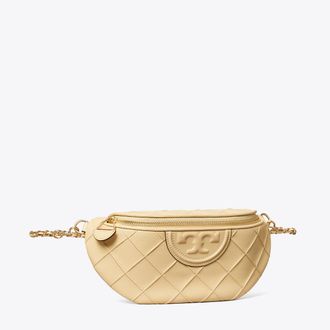 Tory Burch Damen Weiche, wandelbare Fleming G&uuml;rteltasche