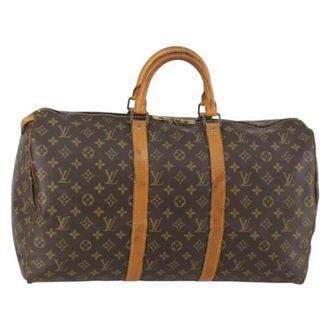 Louis Vuitton Pre-owned Canvas Weekend Bag - - Pre-owned - Damen - Braun - ONE SIZE