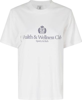 Sporty & Rich Femme, Tops, Blanc, Taille: 36 FR T-Chemises