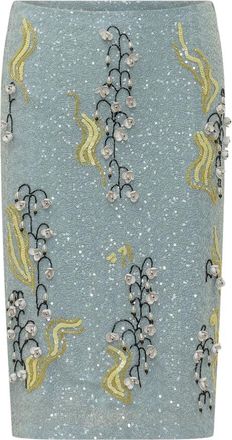 Des_Phemmes DES Phemmes, Femme, Jupes, Bleu, Taille: 38 FR Longuette Classique