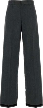 Maison Margiela Femme, Pantalons, Gris, Taille: 42 FR Pantalon large