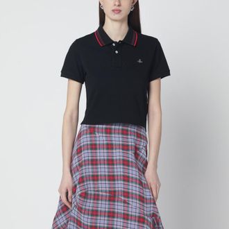Vivienne Westwood Black cotton polo shirt