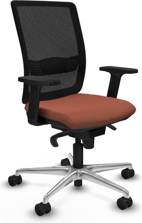 Piqueras y Crespo B&uuml;rostuhl mit Haches R&uuml;ckenlehne mit 2D-Armlehnen, h&ouml;henverstellbare Lendenwirbelst&uuml;tze, ausgestattet mit 5 Positionen und injiziertem Schaumstoff, Sc