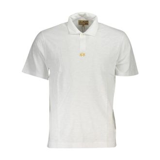 La Martina Homme, Tops, Blanc, Taille: 2XL Polo de coupe classique brod&eacute;
