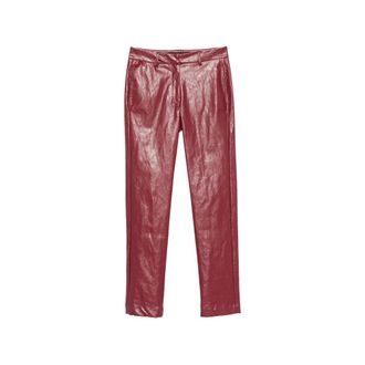 Federica Tosi Femme, Pantalons, Rouge, Taille: 36 FR Chinos