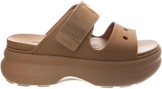 Crocs Femme, Chaussures, Brun, Taille: 41 EU Soho Two Strap Sandal W