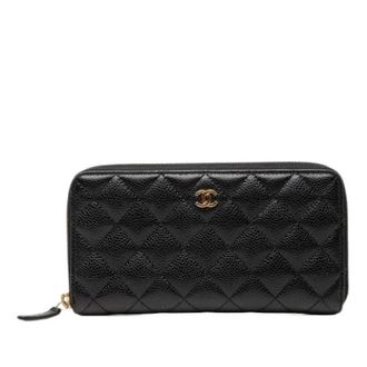 Chanel Pre-owned Long Wallet - - Pre-owned - Damen - Schwarzk - ONE SIZE