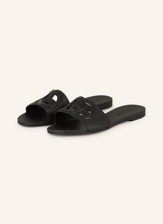 Dolce & Gabbana Pantoletten schwarz