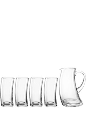 Leonardo Gl&auml;serset Swing, Klar, Glas, 5-teilig, 30.2x22.8x16.5 cm, Essen & Trinken, Gl&auml;ser, Gl&auml;ser-Sets