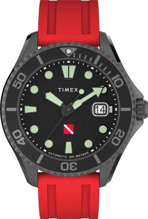 Timex Uhren - Automatische Uhr Tiburón Automatic - Gr. unisize - in Rot - für Damen