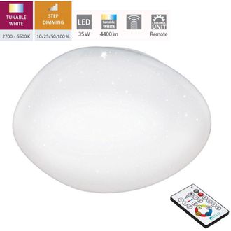 Eglo Plafonnier Sileras 60 cm - Blanc