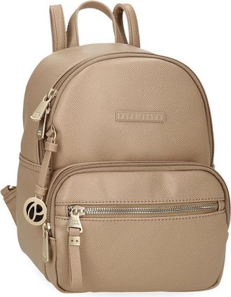 Pepe Jeans London Elia Rucksack, l&auml;ssig, Beige, 20 x 25,5 x 10 cm, Kunstleder, 5,1 l von Joumma Bags, Beige, Talla &uacute;nica, L&auml;ssiger Rucksack