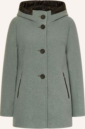 Gil Bret Bouclé-Jacke gruen