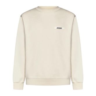 Jacquemus Das Gros Grain Sweatshirt - - Sweatshirts & Hoodies - Herren - Beige - S