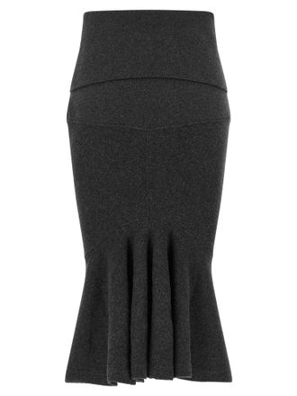 Jacquemus La Jupe Fiocco Skirt - Charcoal