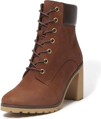 Timberland Femme Allington Mid Bottes &agrave; Lacets, Nubuck Marron fonc&eacute;, 42 EU Large