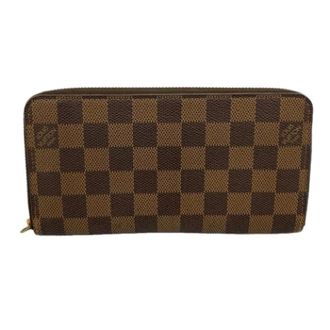 Louis Vuitton unisex, Pre-owned, Brun, Taille: ONE Size Portefeuille en tissu vintage Pre-owned