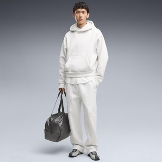 Puma Pantalon de surv&ecirc;tement en polaire &eacute;paisse Essentials Homme, V&ecirc;tements, Blanc, XXL