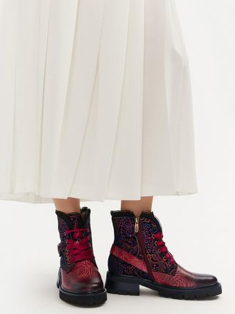 Laura Vita Schn&uuml;rschuhe Laura Vita Kouleo 47 Dunkelrot