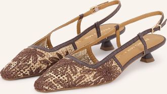 Pedro Miralles Slingpumps Airo braun