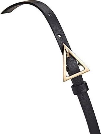 Generic Ceinture Elastique - Ceinture Femme &agrave; Boucle Triangle Style Cor&eacute;en Tendance pour Jeans &Eacute;l&eacute;gant et Tenues Modernes