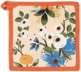 Excelsa Fiori Frida Topflappen, 20 x 20 cm, Futter 100% Baumwolle, Füllung aus Polyester
