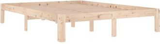 Les Tendances Cadre de lit Bois de pin massif 140x190 Oliver