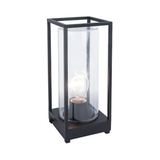 Lutec Au&szlig;entischleuchte Flair,1 flammige Tischlampe (1xE27 max.40W),inkl.1,5m langes Kabel,stylische Au&szlig;enleuchte,Gartenlampe