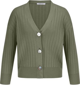 Peter Hahn Cardigan aus 100% SUPIMA-Baumwolle Peter Hahn gr&uuml;n