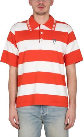 Kenzo Homme, Tops, Rouge, Taille: S Polo Graphique Nautique