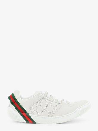 Gucci Screener sneaker in perforated GG leather - GUCCI - gender_Woman