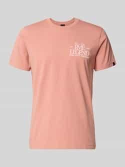 PME Legend T-Shirt mit Label-Print und Rundhalsausschnitt