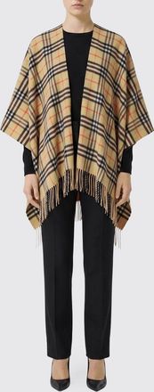 Burberry Asymmetrischer Cape aus Wolle und Kaschmir mit Vintage Check-Muster