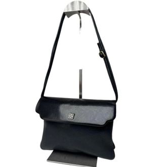 Givenchy Sac bandouli&egrave;re en cuir Pre-owned - Femme - Pre-owned - Noir - Taille: ONE Size