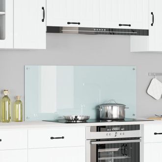vidaXL K&uuml;chenr&uuml;ckwand Wei&szlig; 120 x 50 x 0.6 cm vidaXL