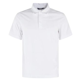 K-Way Wei&szlig;es Baumwoll-Poloshirt - - Tops - Herren - Wei&szlig; - XL