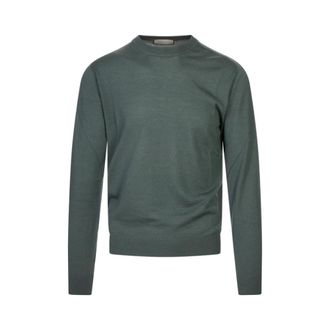 Canali Homme, Pulls, Gris, Taille: XL Nuvola Col Rond