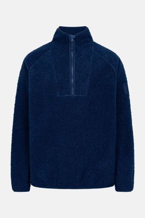 Derbe Derbe Herren Fleece Pullover Kuschelby Troyer Blau