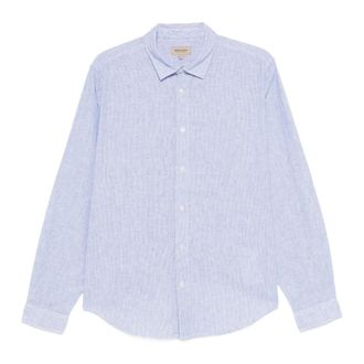 Woolrich Baumwollhemd - - Shirts - Herren - Blau - S