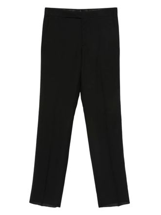 Lardini pantalon en laine à coupe droite - Noir
