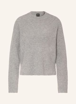 HUGO BOSS Boucl&eacute;-Pullover Febisana grau
