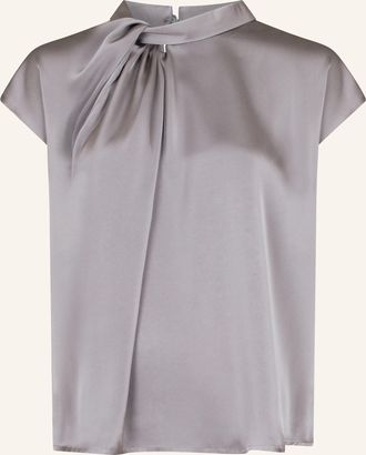 Neo Noir Neo Noir Blusenshirt Fleur Aus Satin grau