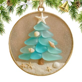 Generic Weihnachtsschmuck | Acryl Weihnachtsdeko K&uuml;sten Stil - Deko Anh&auml;nger F&uuml;r Wand Wohnzimmer Urlaubshaus Festliche Saison