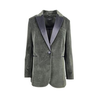 Circolo 1901 Velvet Tuxedo Jacket - - Jackets - Damen - Gr&uuml;n - XL