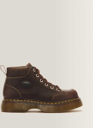 Dr. Martens Buzz 6-&Ouml;sen Crazy Horse Leder Schn&uuml;rstiefel in Braun, Gr&ouml;&szlig;e: 36