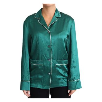Dolce & Gabbana Lounge Shirt - - Nightwear & Lounge - Damen - Gr&uuml;n - 2XS